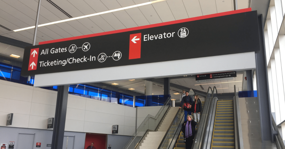 Well Designed Airport Signs And Their Importance | L&H Companies